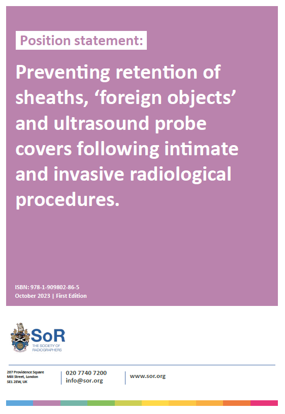 Preventing retention of sheaths, ‘foreign objects’ and ultrasound probe ...