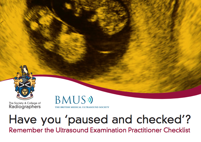 Download ultrasound ‘pause and check’ posters | SoR