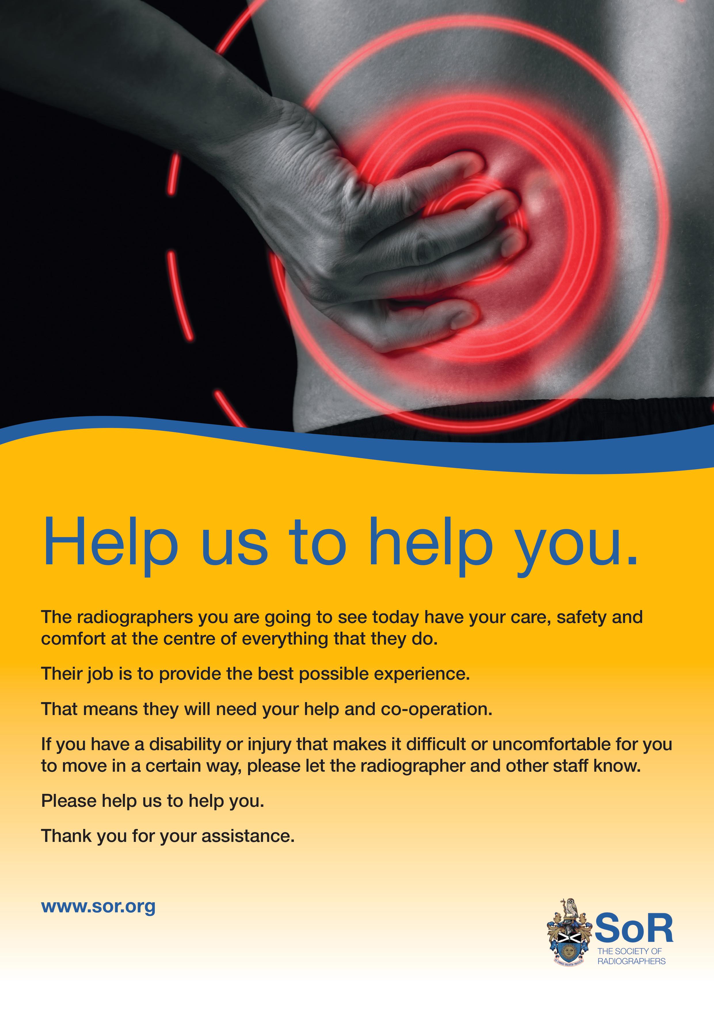 Manual handling posters for staff and patients | SoR