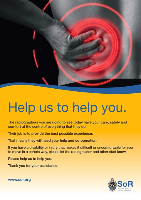 Manual handling posters for staff and patients | SoR