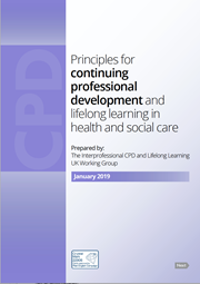 Principles for continuing professional development and lifelong learning in health and social ...