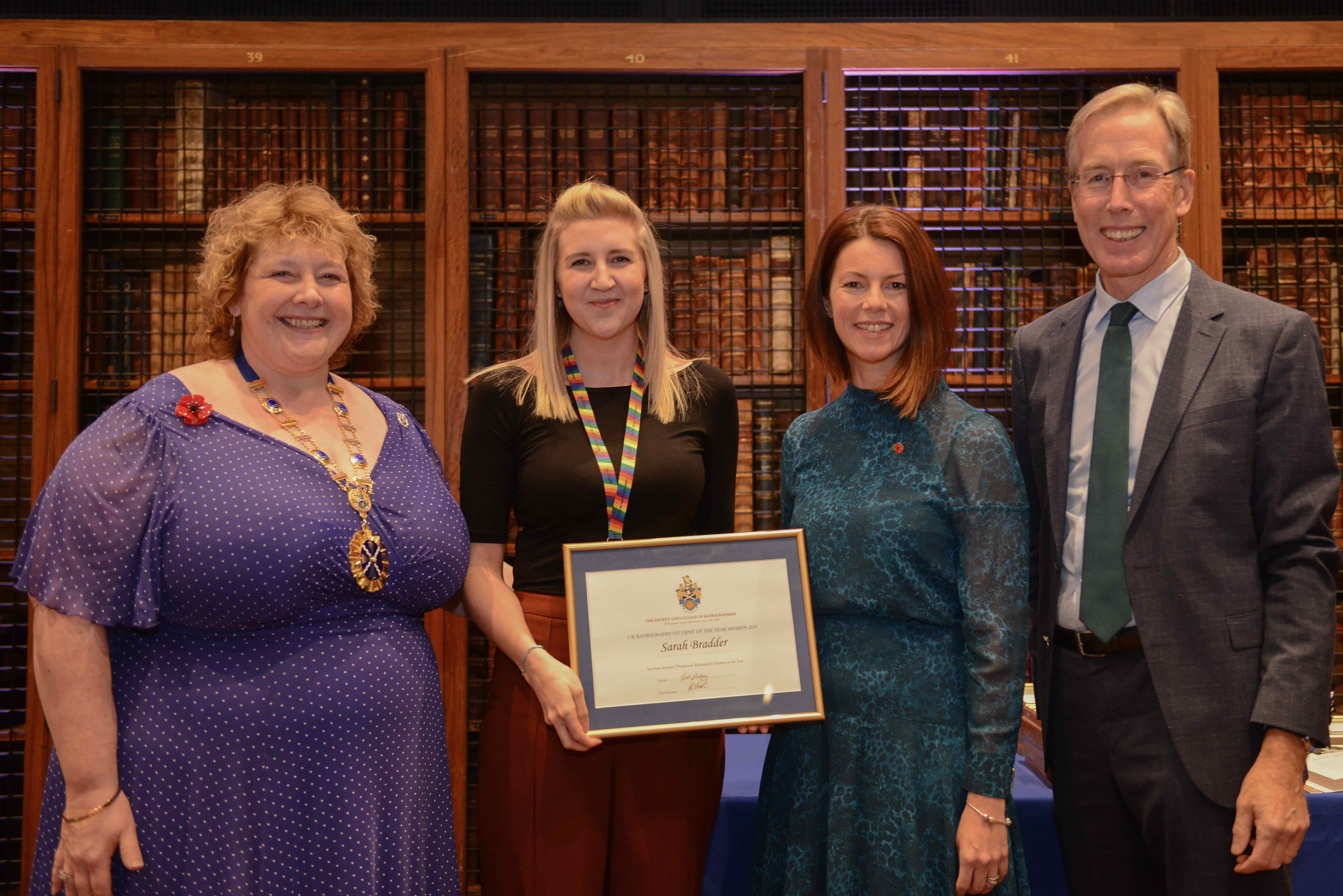 Sarah Bradder, Therapeutic Student Radiographer of the Year | SoR
