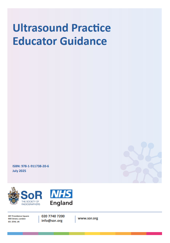 Ultrasound Practice Educator Guidance | SoR