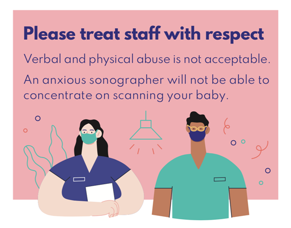 SoR poster tackles abuse of staff during obstetric scans | SoR